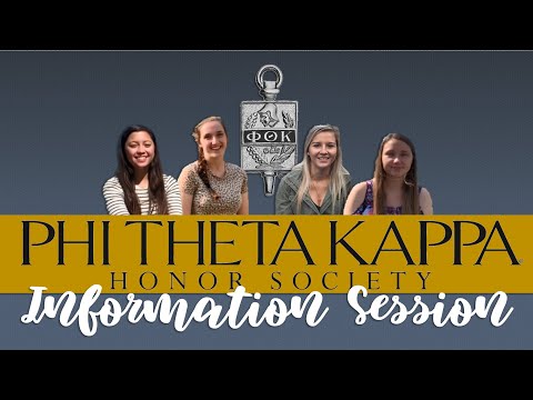 Phi Theta Kappa Information Session for Kellogg Community College students