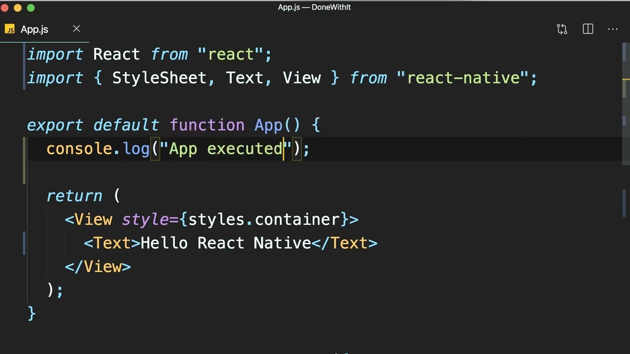React Native | Fundamentals #10 - Logging [By Mosh Hamedani]