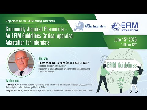Community acquired pneumonia - An EFIM guidelines critical appraisal adaptation for internists