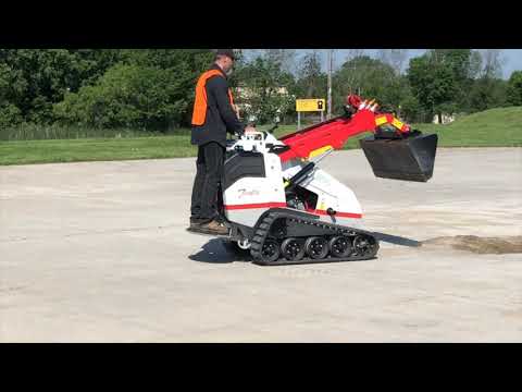 Danfoss Mini Track Loader demonstration vehicle