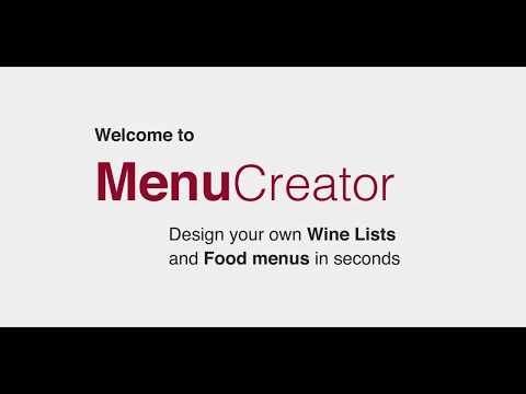 Meanu Creator the easy way to make menus