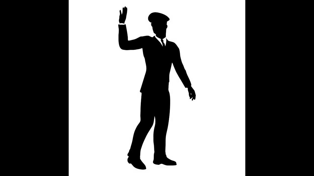 Soldier saluting showing respect : Stock Vector (Royalty Free) 021536