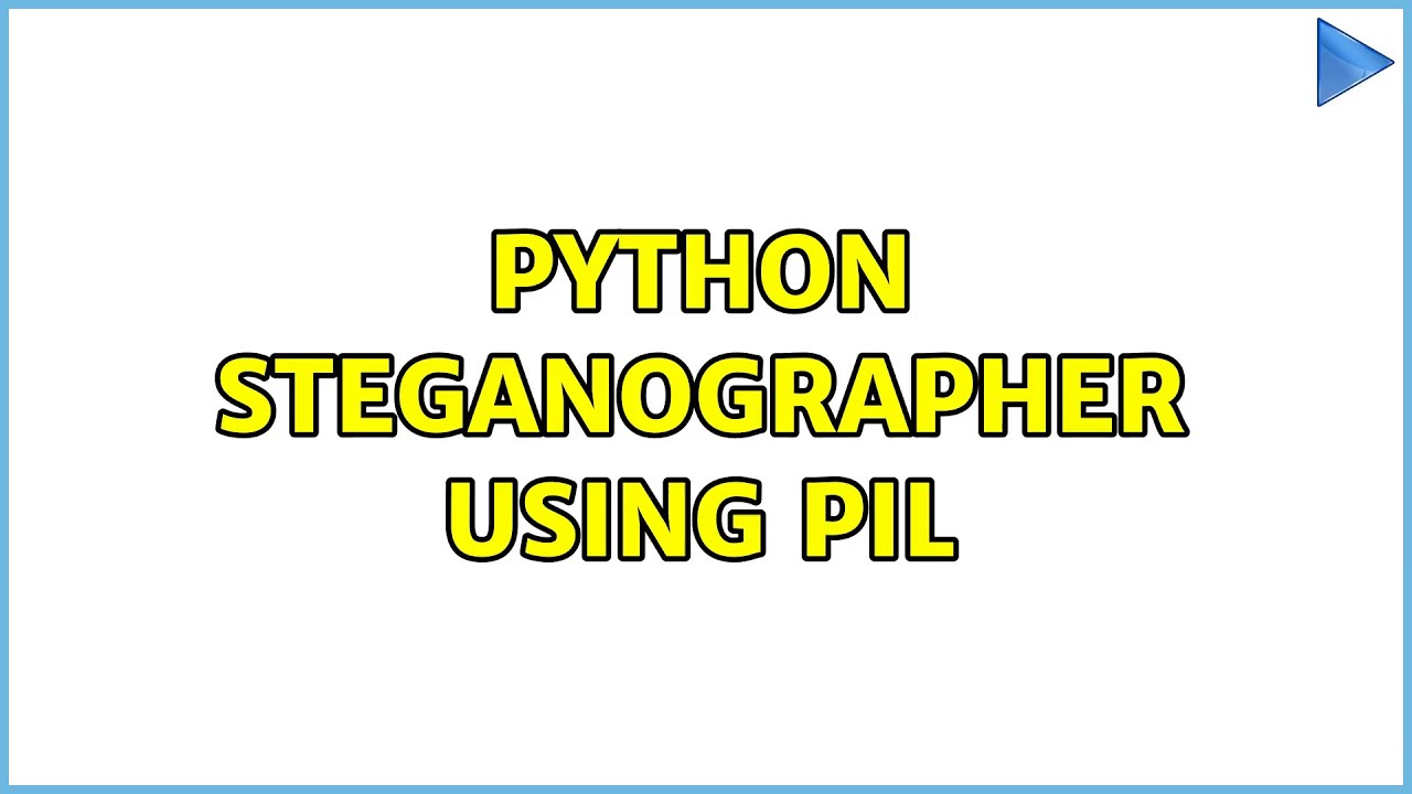 Python Steganographer using PIL