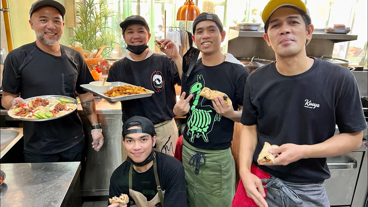 Corned beef shawarma for the boys!