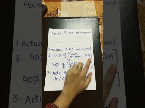 Income Tax Deduction | House Rent Allowance