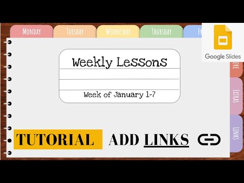 HOW TO insert LINKS on GOOGLE SLIDES