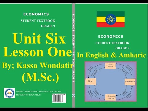Grade 9 Economics Unit 6 - Lesson 1