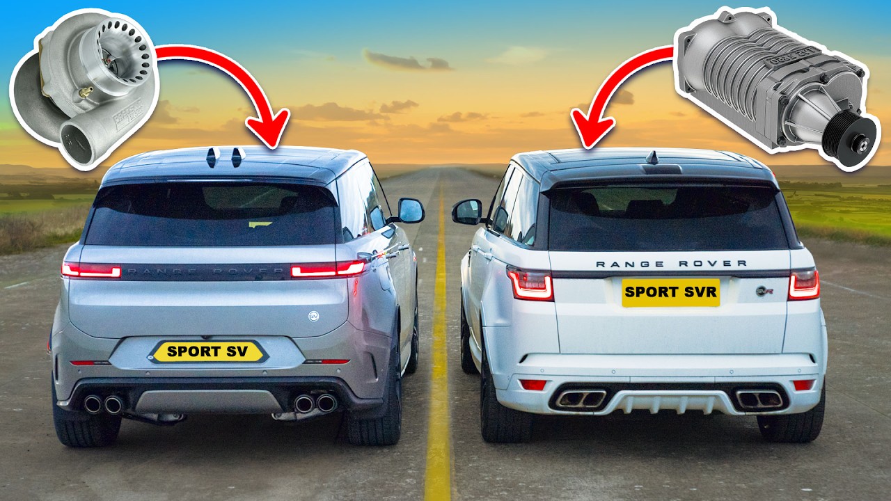 New Range Rover Sport SV Drag Races Old Range Rover Sport SVR, Both Are ...