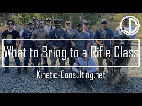 What to Bring to a Rifle Class