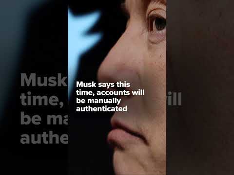 Elon Musk is about to re-launch his $8 Twitter Blue service #Shorts