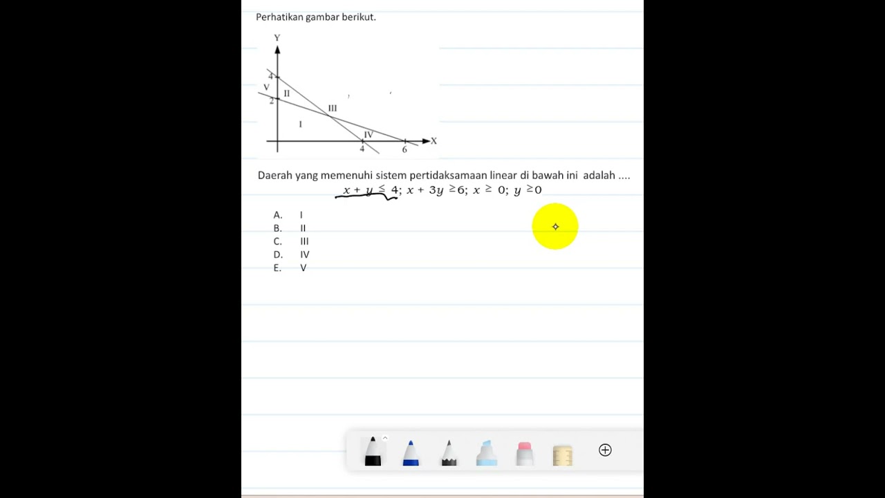 Soal TKA Program Linier