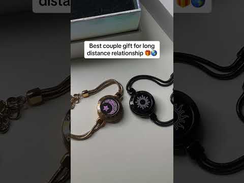 Long Distance Relationship bracelet 🎁 🌎 #couplegifts #relationship #love #totwoo #viral