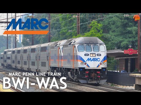 Train Trip Report | MARC Penn Line Train to Washington DC | MJ Aviation