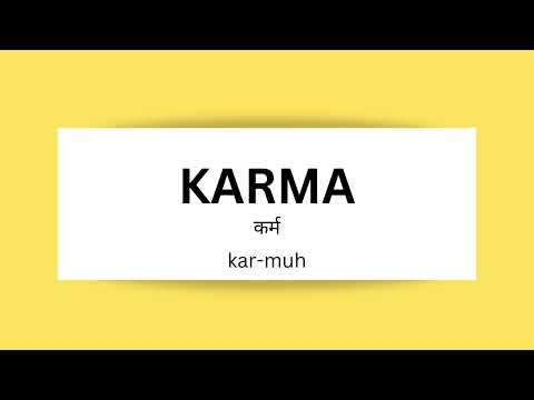 Learn How to Pronounce Karma