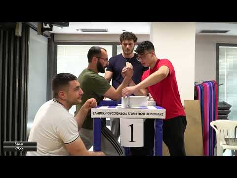 Greek WAF qualifiers senior men -75kg right hand