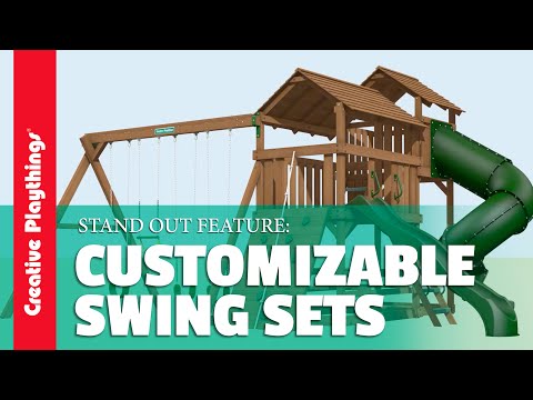 Creative Playthings Stand Out Feature: Customizable Swing Sets
