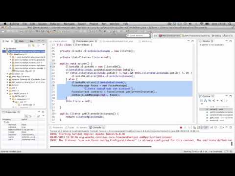Aula 21 Eclipse e JSF 2.0 Vendas: implementando o método de edição de ...