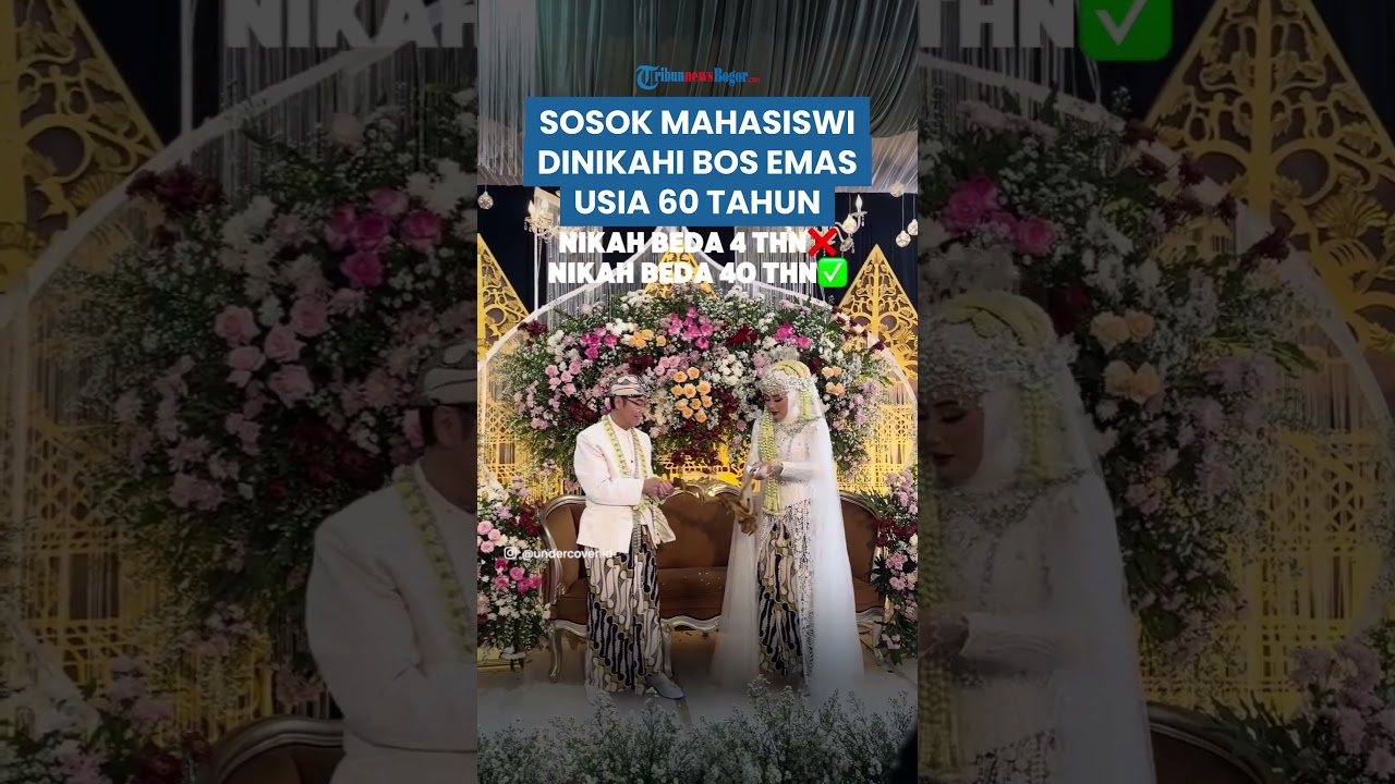 VIRAL KISAH Mahasiswi Dinikasi Bos Emas Usia 60 Tahun, Masih Satu Desa dengan Istri Pertama Suami