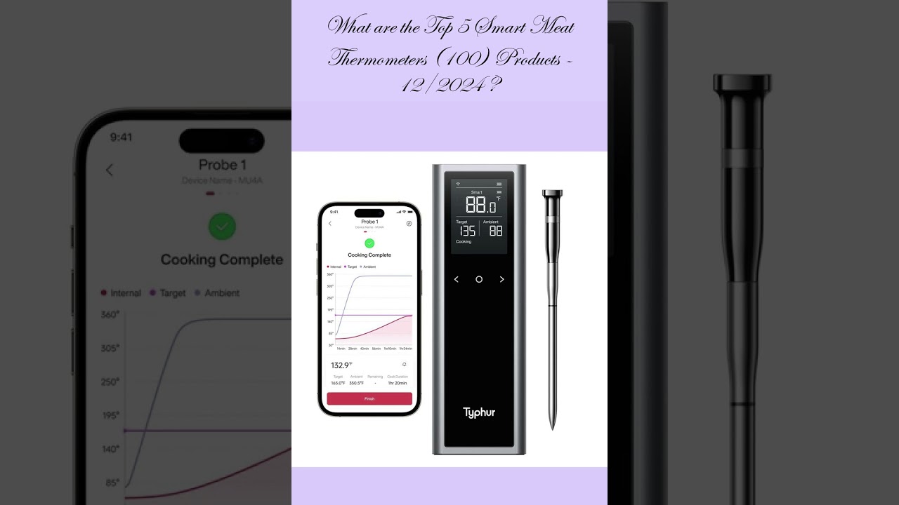 ?? What are the Best 5 Smart Meat Thermometers in 2024-2025 | Top 5 by Customer Reviews | Wireless ?
