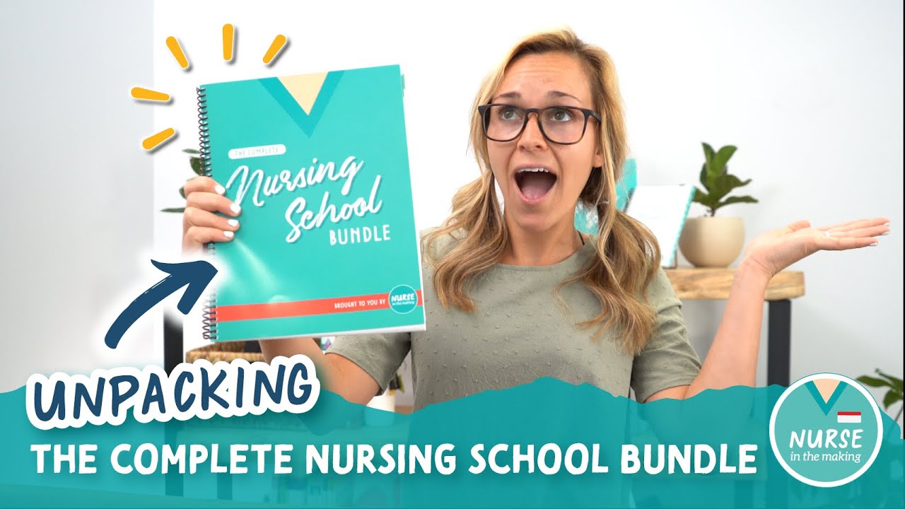 Unpacking The Complete Nursing School Bundle |  Nursing Notes| |  NurseInTheMaking