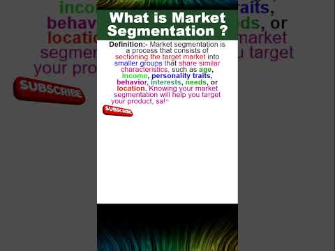What Is Market Segmentation ?
