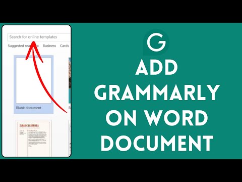 How To Add Grammarly On Microsoft Word | Add Grammarly To Word Document (Full Guide)