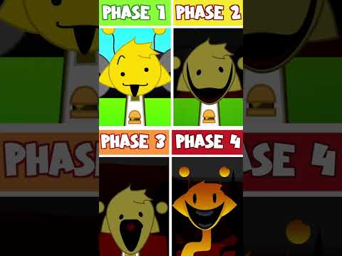 Incredibox Sprunki ALL SPRUNKR PHASES - Phase 1 VS Phase 2 VS Phase 3 VS Phase 4 #shorts