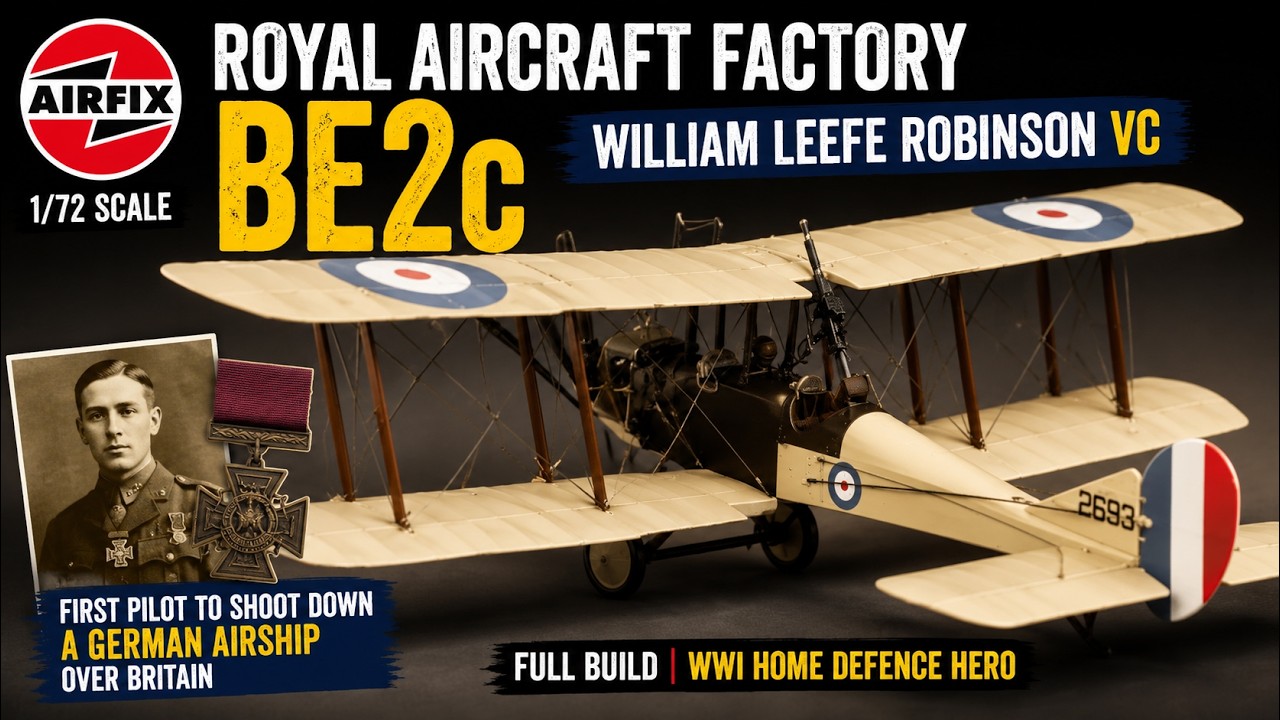 Airfix Royal Aircraft Factory BE2c 1/72 | RFC 1916