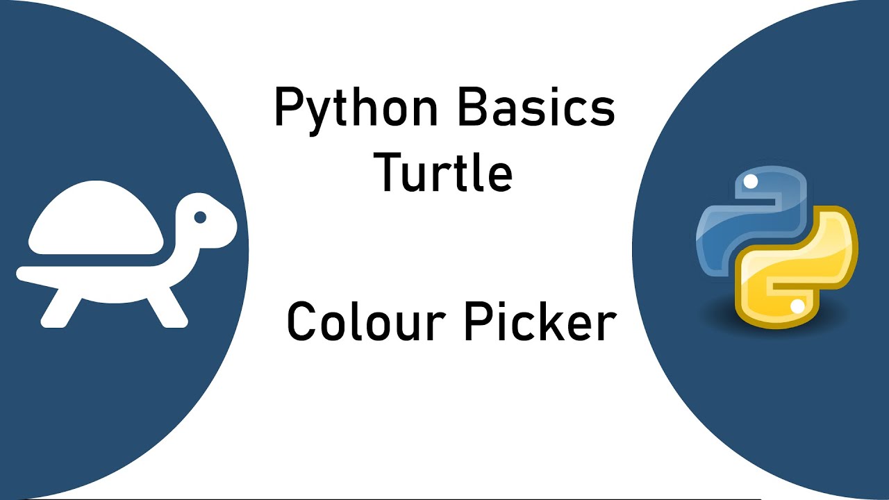 Python Turtle Basics - The Colour Picker