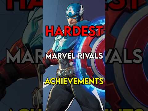 The HARDEST ACHIEVEMENTS In Marvel Rivals #shorts #marvel #marvelrivals #rivals