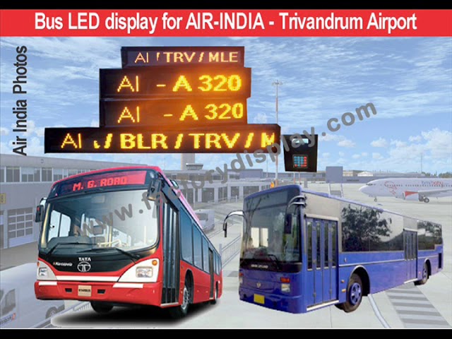 LED Destination Display - LED Bus destination display board ...