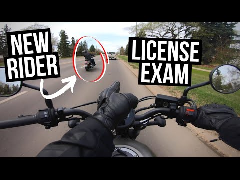 Motorcycle Road Test Training with New Rider! (Alberta Class 6 License)