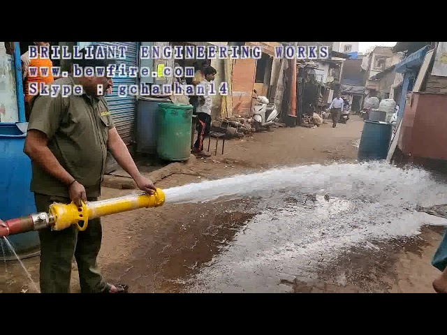 Mobile Foam Monitor Unit - Trolley Mounted Foam Water Monitor ...