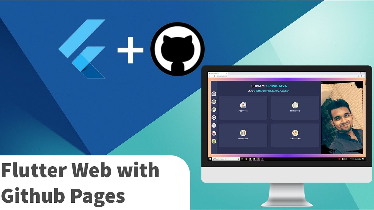 FlutterWeb with Github Pages