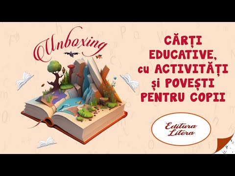 Unboxing cărti de la editura Litera 📚 | #carti #educative, #activitati și cu #povesti pentru #copii