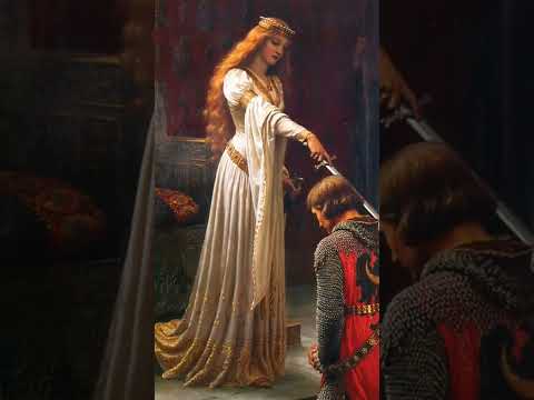 The Accolade, by Edmund Blair Leighton, 1901 #shorts #art