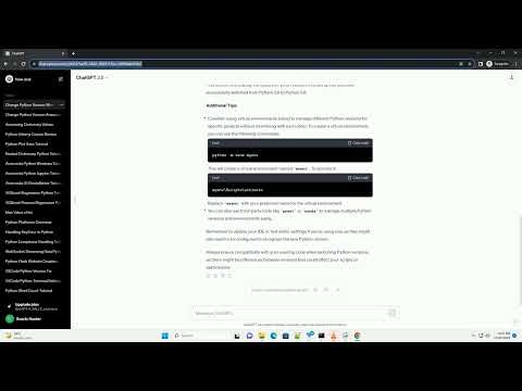 change python version from 3 9 to 3 8 windows