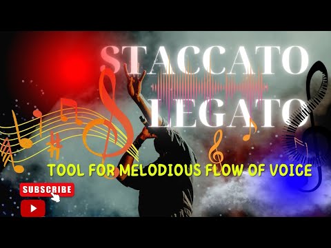 Use of Staccato and Legato in a speaking voice