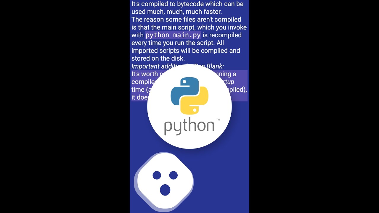 Why compile Python code? #shorts