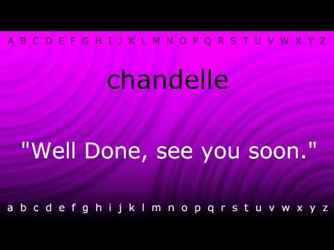 Here I will teach you how to pronounce 'chandelle' with Zira.mp4