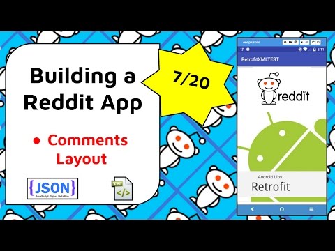Reddit Comments Layout [Build a Reddit App Part 7]