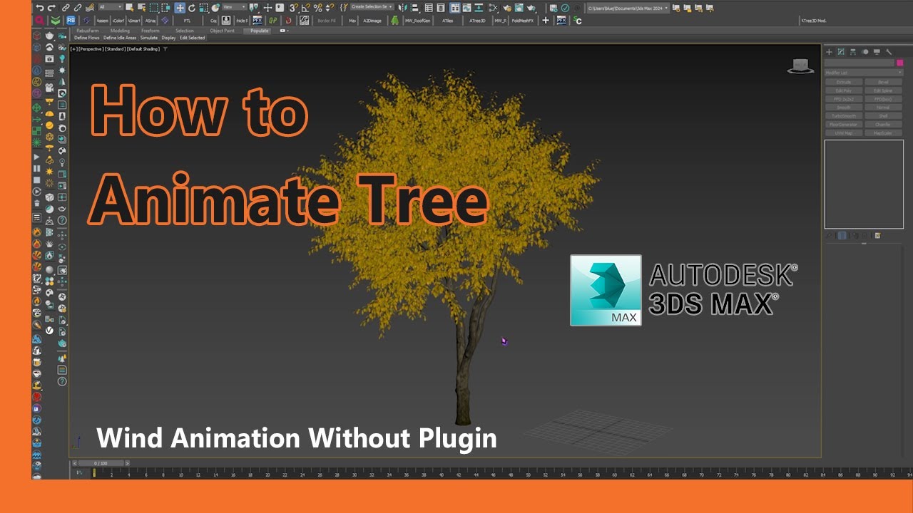 How to Animate Tree | 3Ds Max