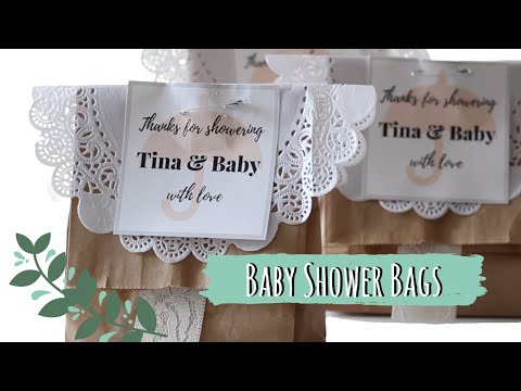 DIY Baby Shower Bags || Quick & Easy Project