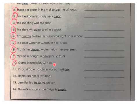 Antonyms worksheet