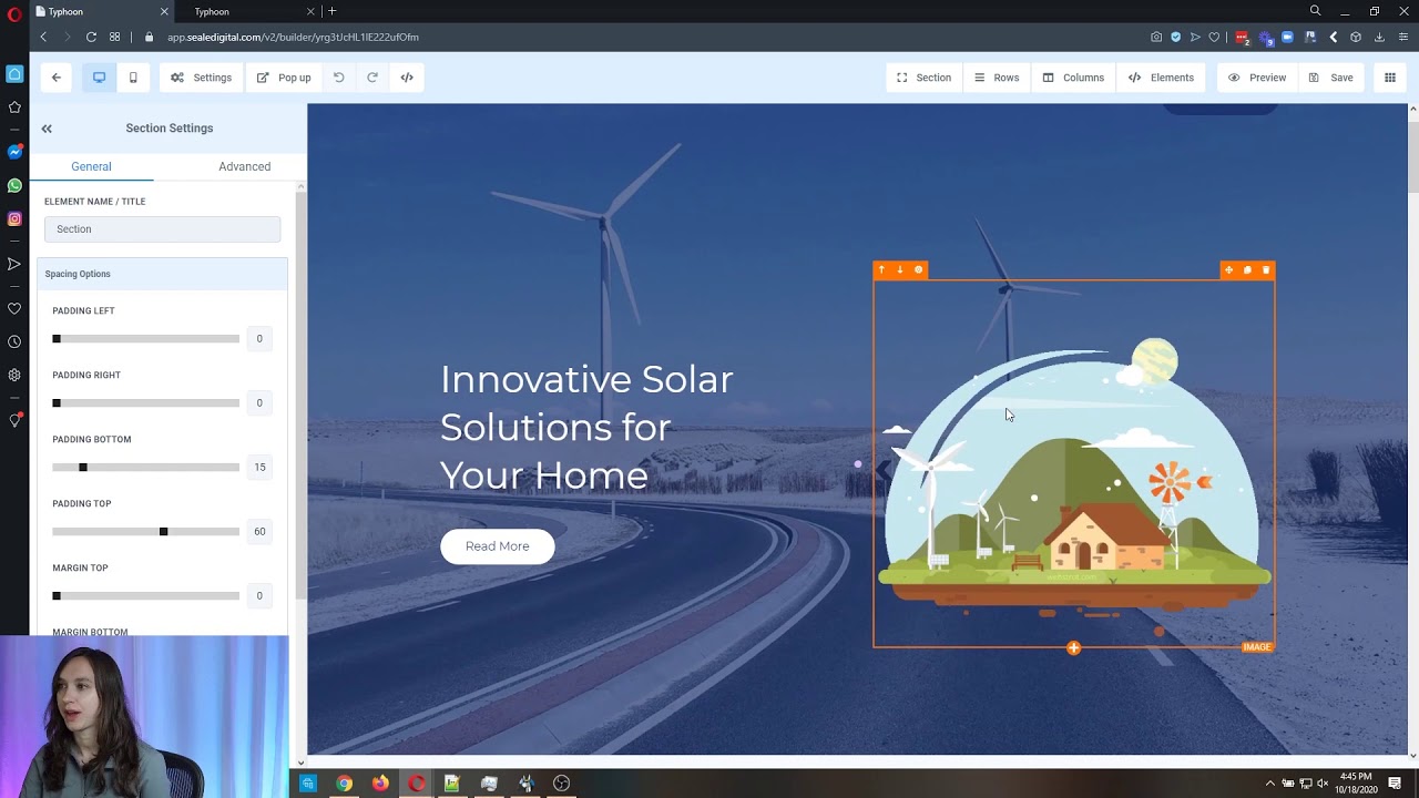 FREE Solar Website Template
