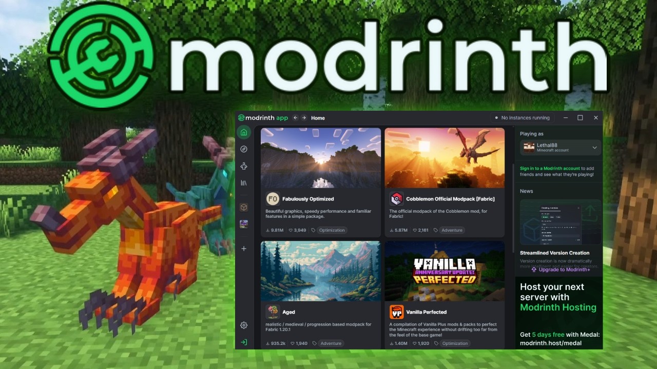 How To Install & Use Modrinth Launcher for Minecraft (MODS, MODPACKS, SHADERS and more)