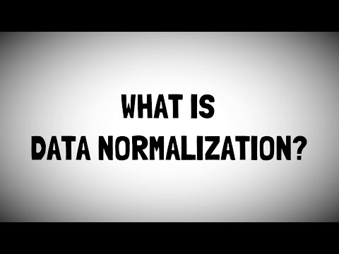 Data Normalization