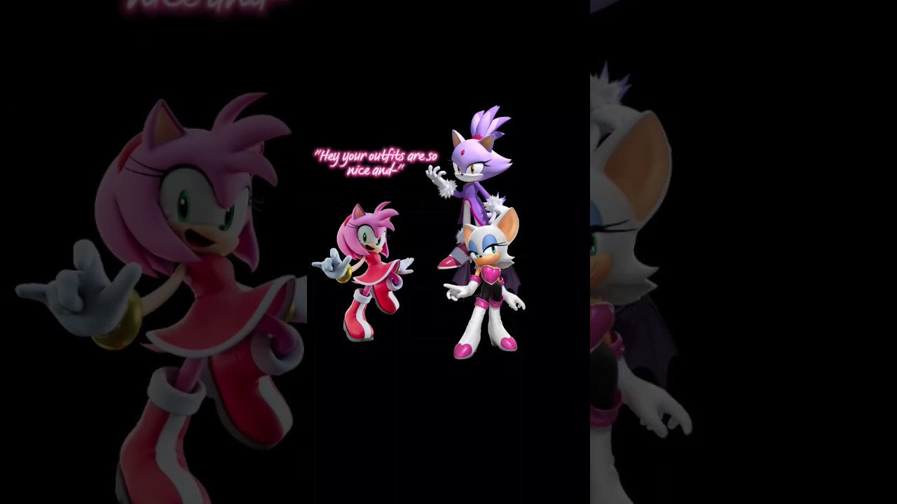 Sally Acorn wears WHAT?! 👀😶 #sonic #fyp #shorts #amy #funny #blaze #rouge #sally #sonicthehedgehog