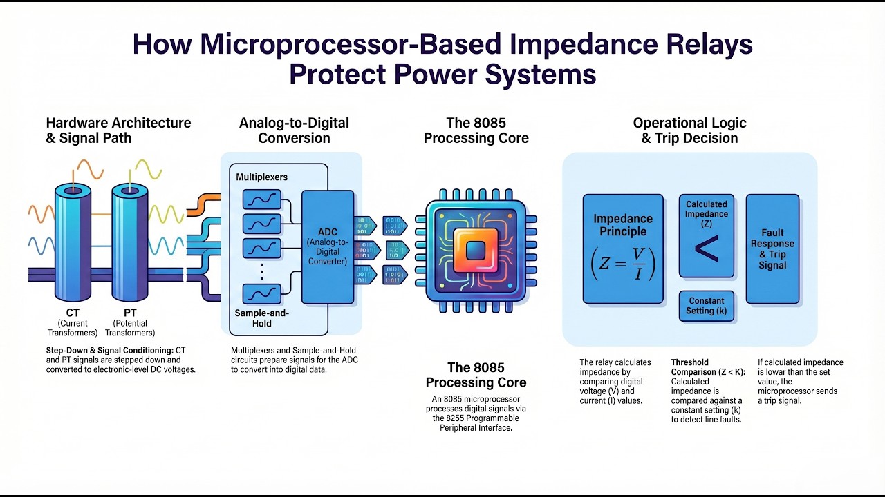 Microprocessor Impedance Relays video