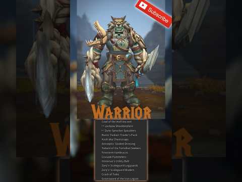 TRANSMOGS - Warrior "South Sea Collector" #worldofwarcraft #transmogs #dragonflight
